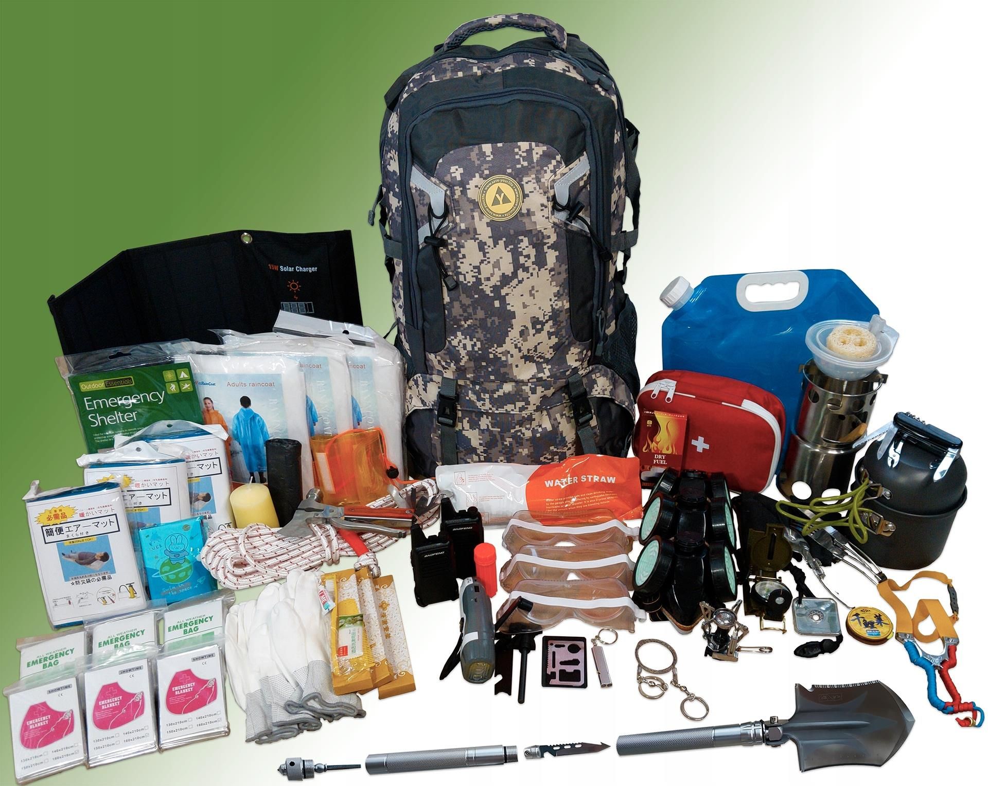 Zestaw przetrwania Maxi-3 osóby khaki, SURVIVALOWY - Ceny i opinie ...