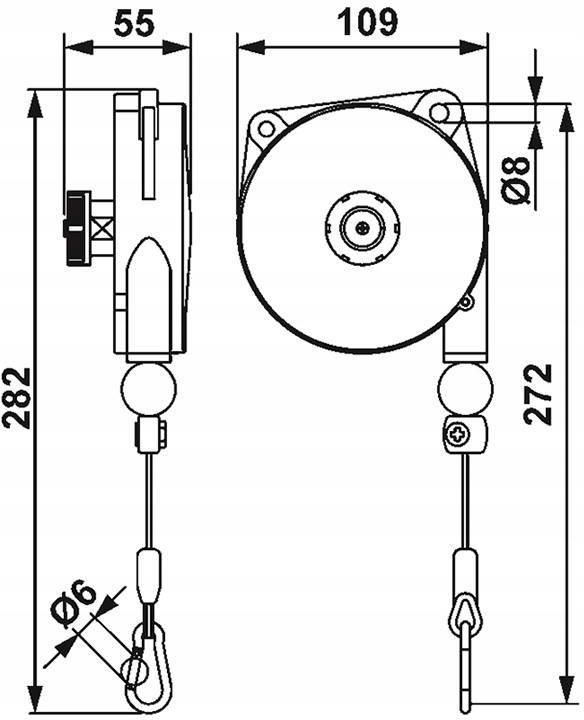 Urządzenie dźwigowe Tecna Balanser linkowy 0,4-1kg 1600mm 9301 - Opinie ...