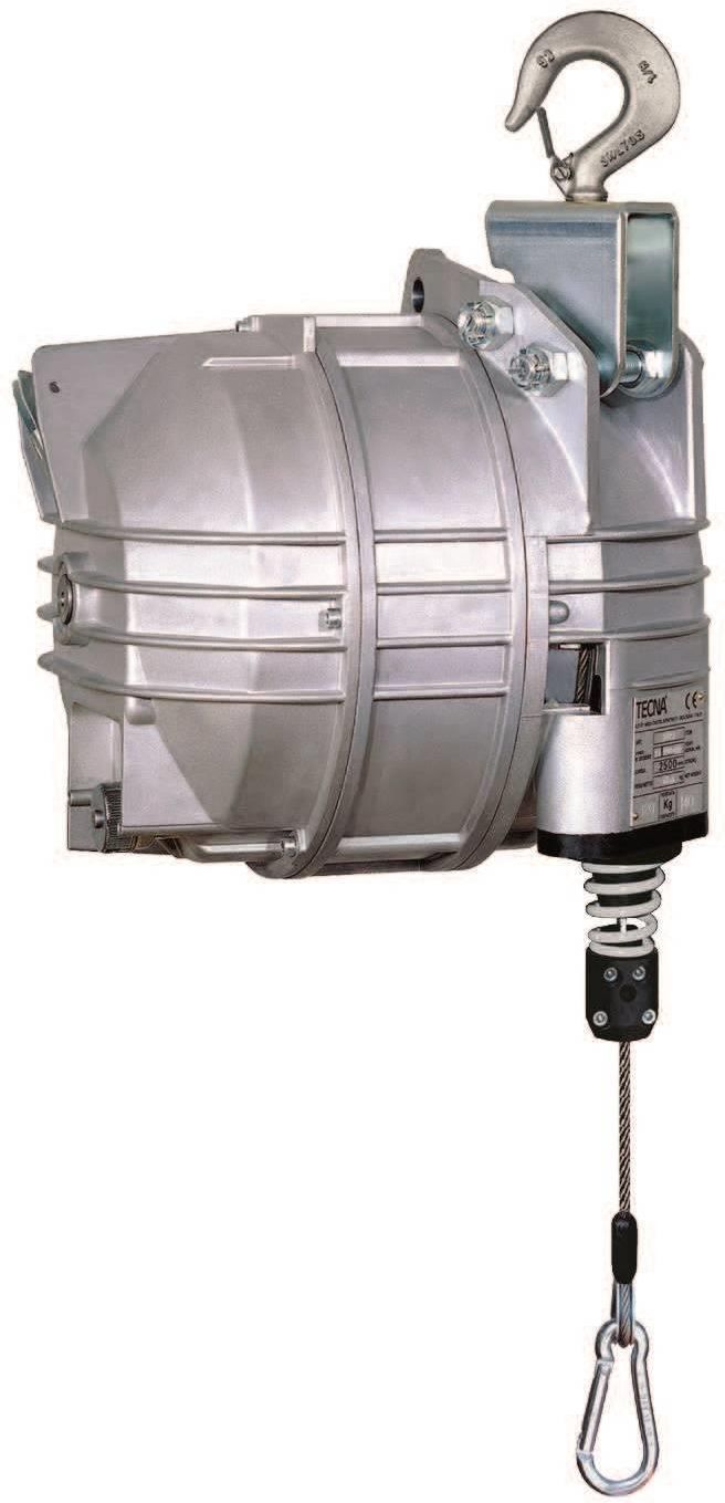 Urządzenie dźwigowe Tecna Balanser linkowy 9452.B1 115-130kg 3000mm ...