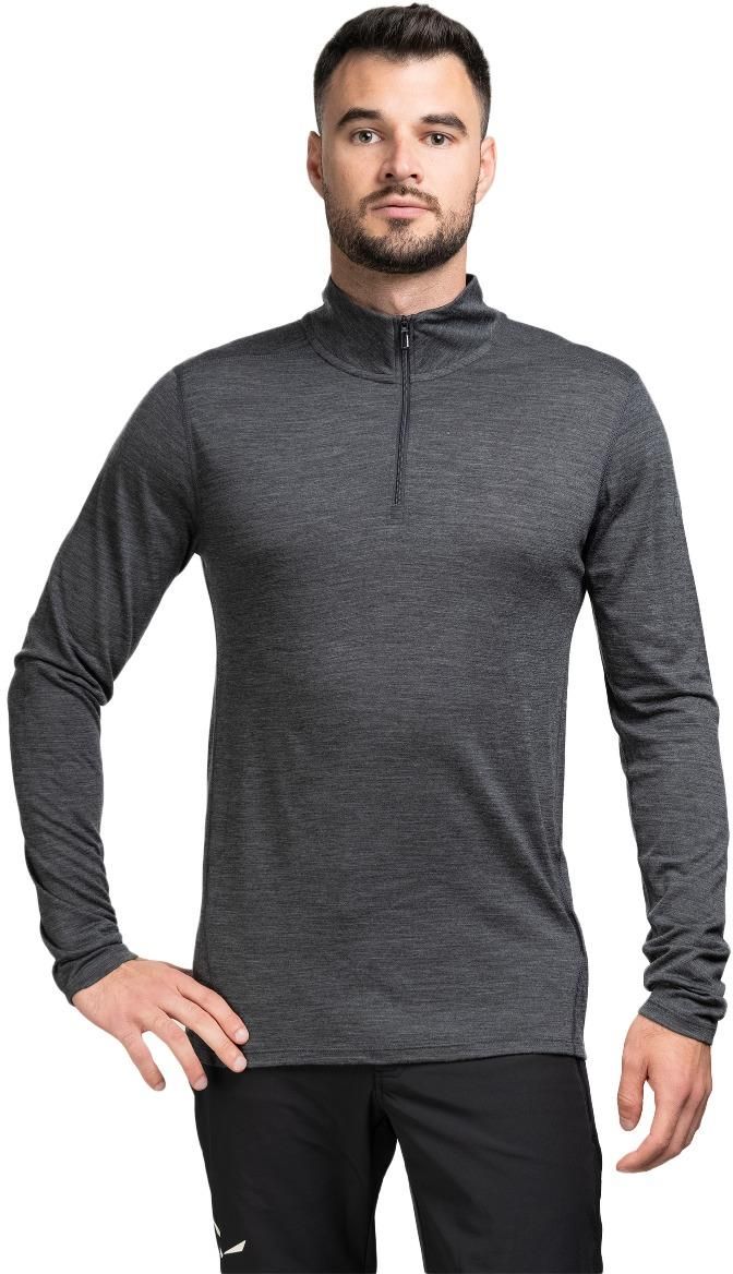 Smartwool Koszulka Classic All Season Merino Base Layer 1/4 Zip-Iron ...