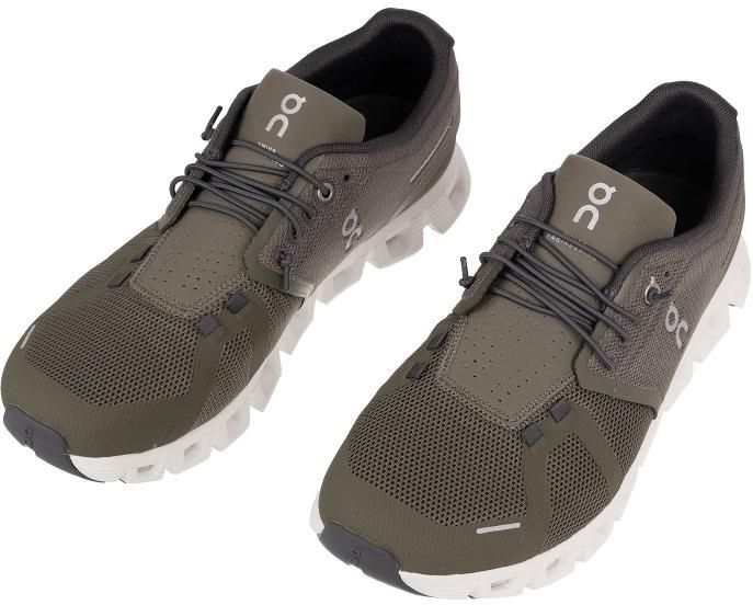 Buty trekkingowe On Running Buty Cloud 5 Olive White - Ceny i opinie ...