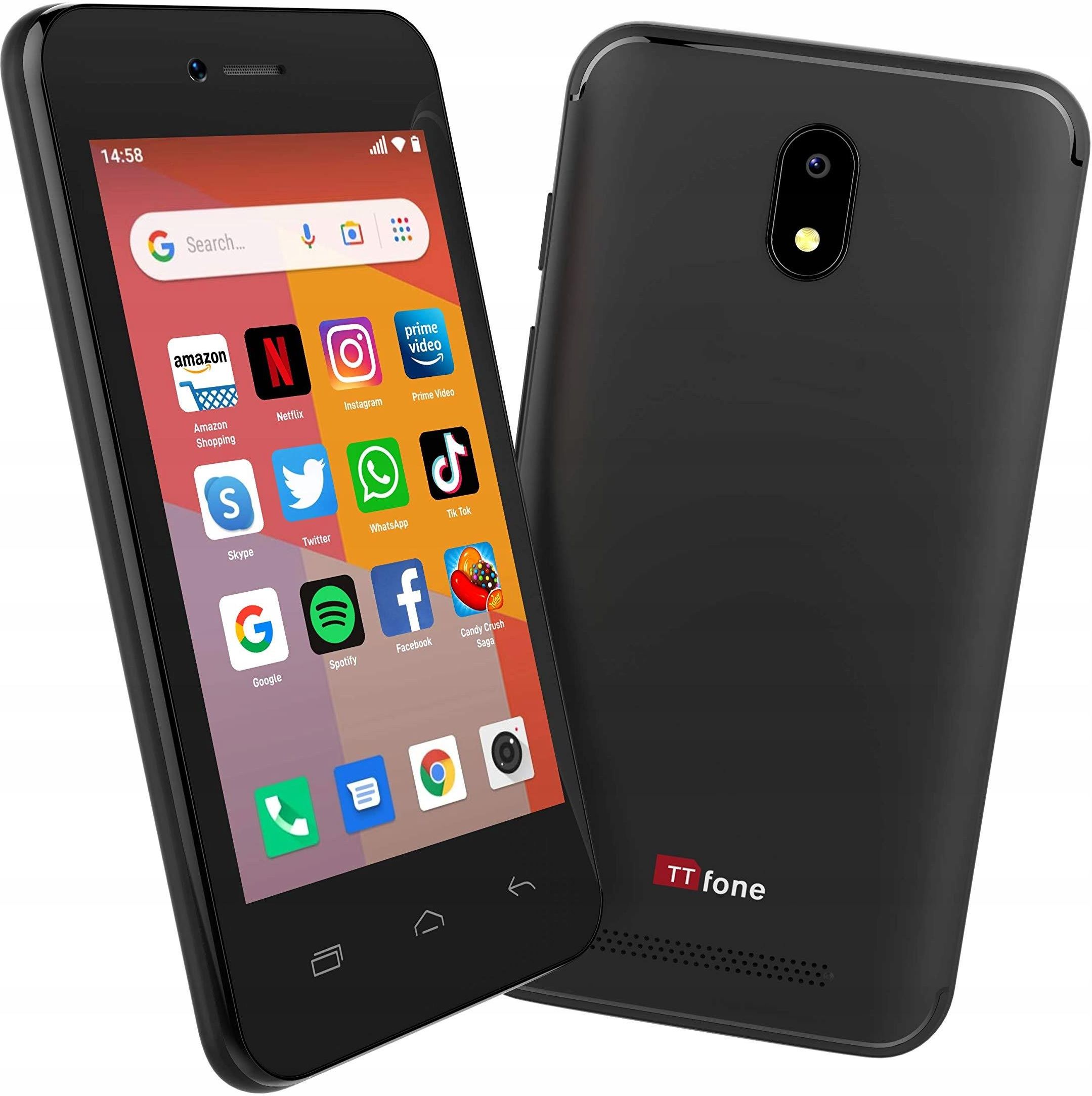 TTfone TT20 1/8GB Czarny - Cena, opinie na Ceneo.pl