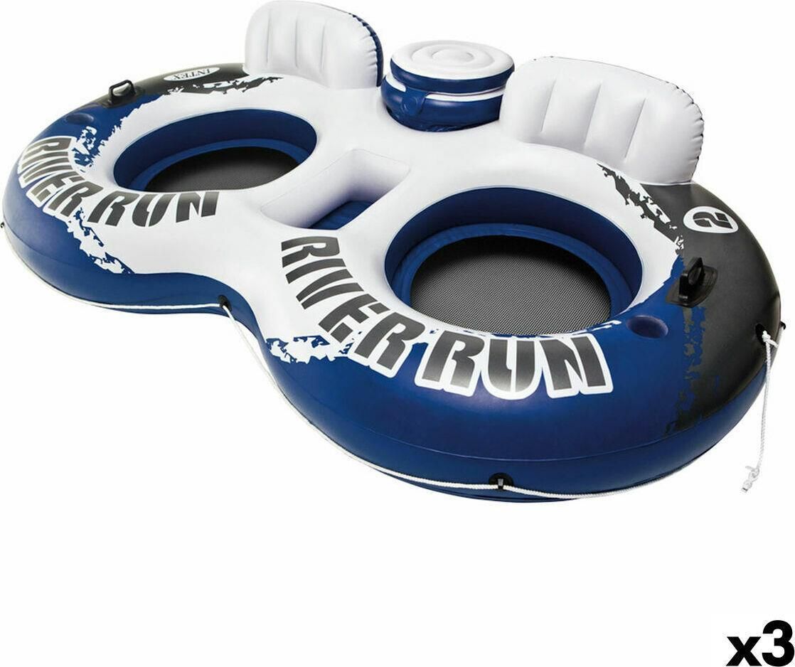 Intex Nadmuchiwane Koło River Run 2 Niebieski Biały 243x51x157cm 3 Szt ...