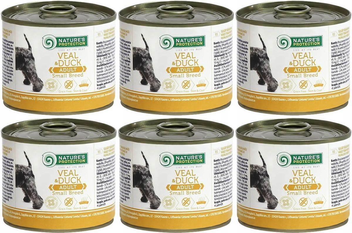Karma Nature'S Protection Small Cielę I Kaczka 6x200g - Ceny i opinie ...