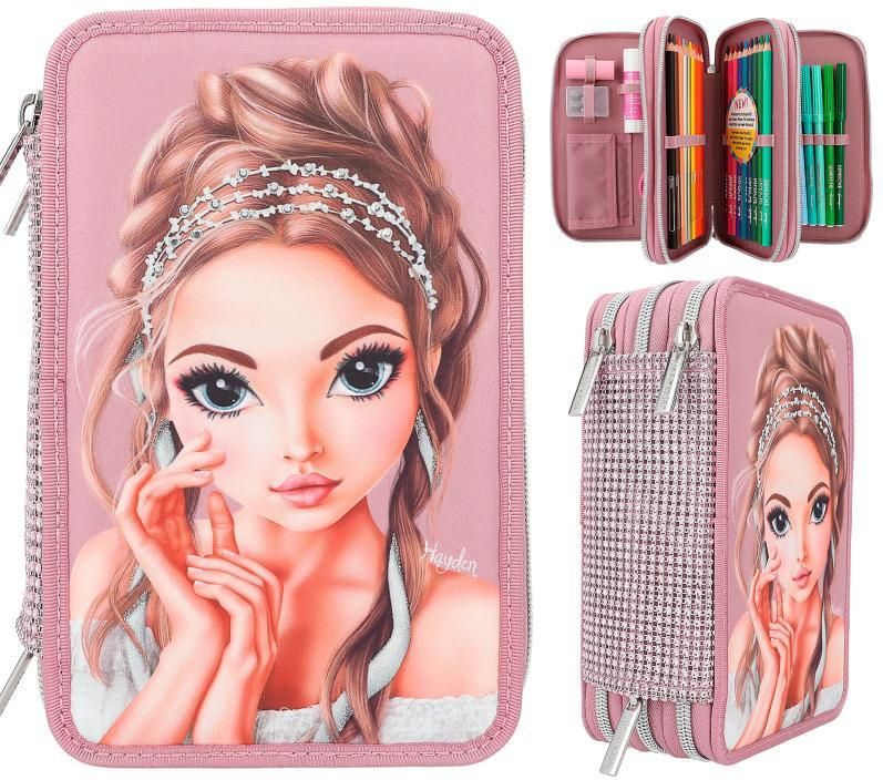 Piórnik TOP MODEL GLITTER QUEEN z wyposażeniem DEPESCHE 12522 - Ceny i ...