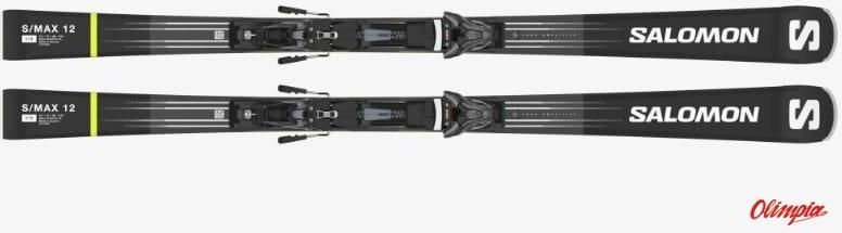 Narty Salomon E S/Max 12 + Z12 Gw F80 Black/White /Neon Yellow 22/23 /23/24 - Ceny i opinie ...