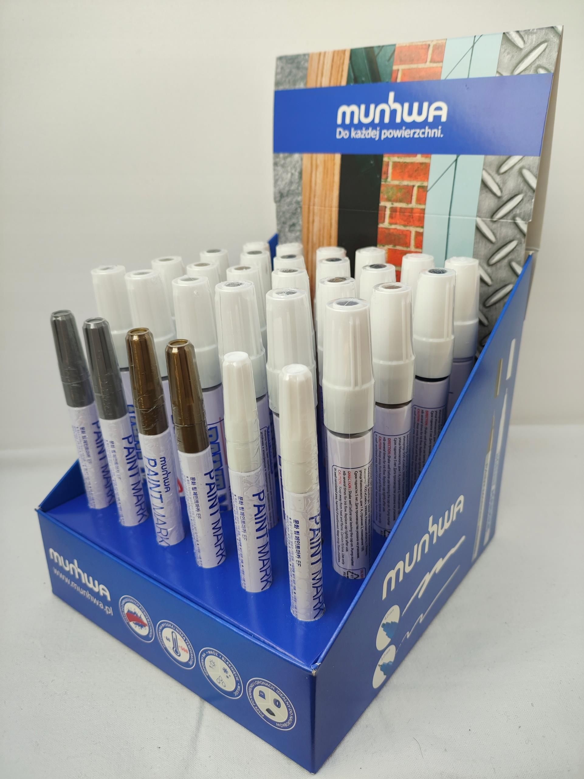 Munhwa Marker Olejowy Do Nagrobków Display 30szt. Pisaki Mazaki - Ceny ...