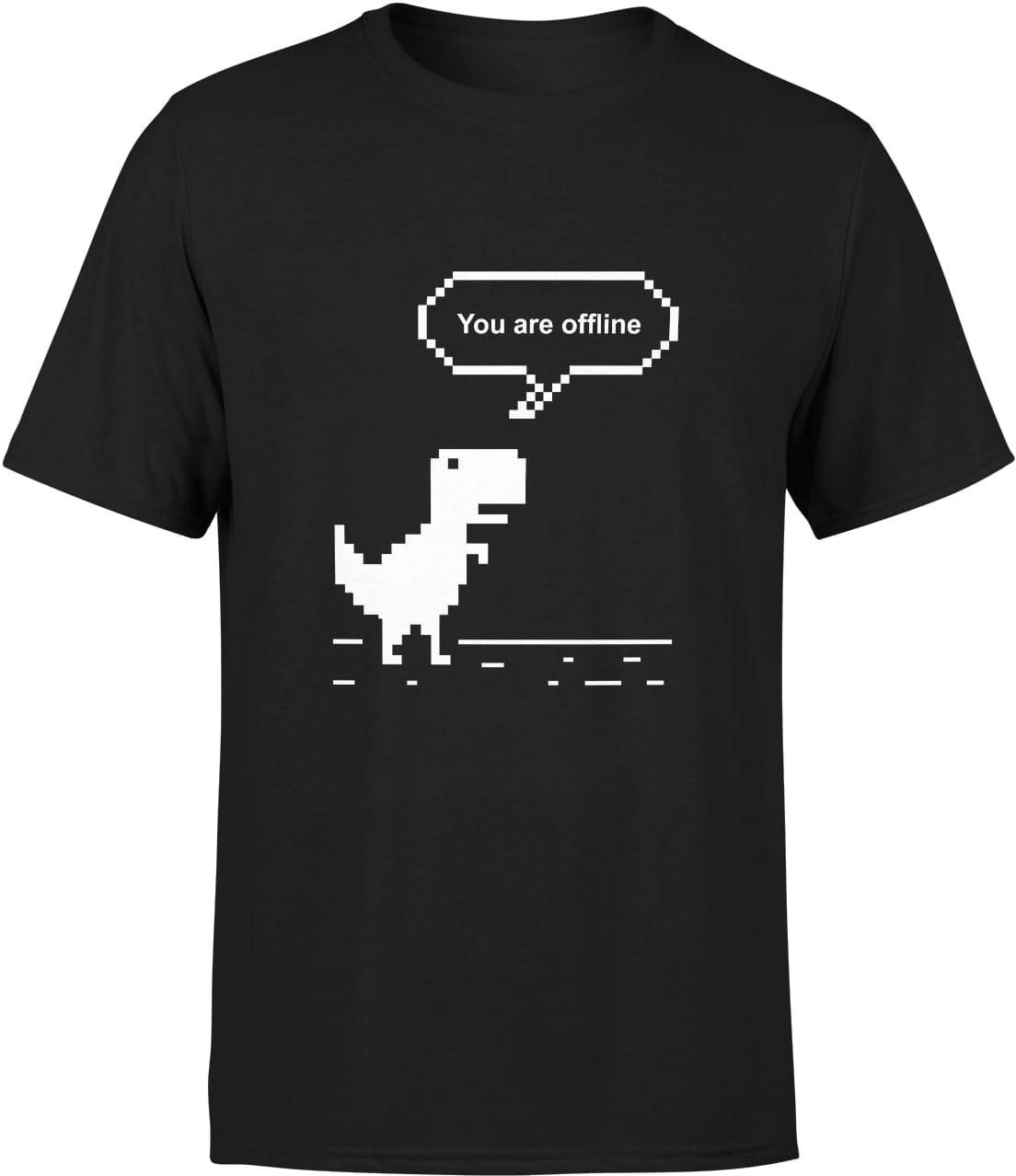 Offline Męska koszulka śmieszny prezent dla informatyka programisty (M ...