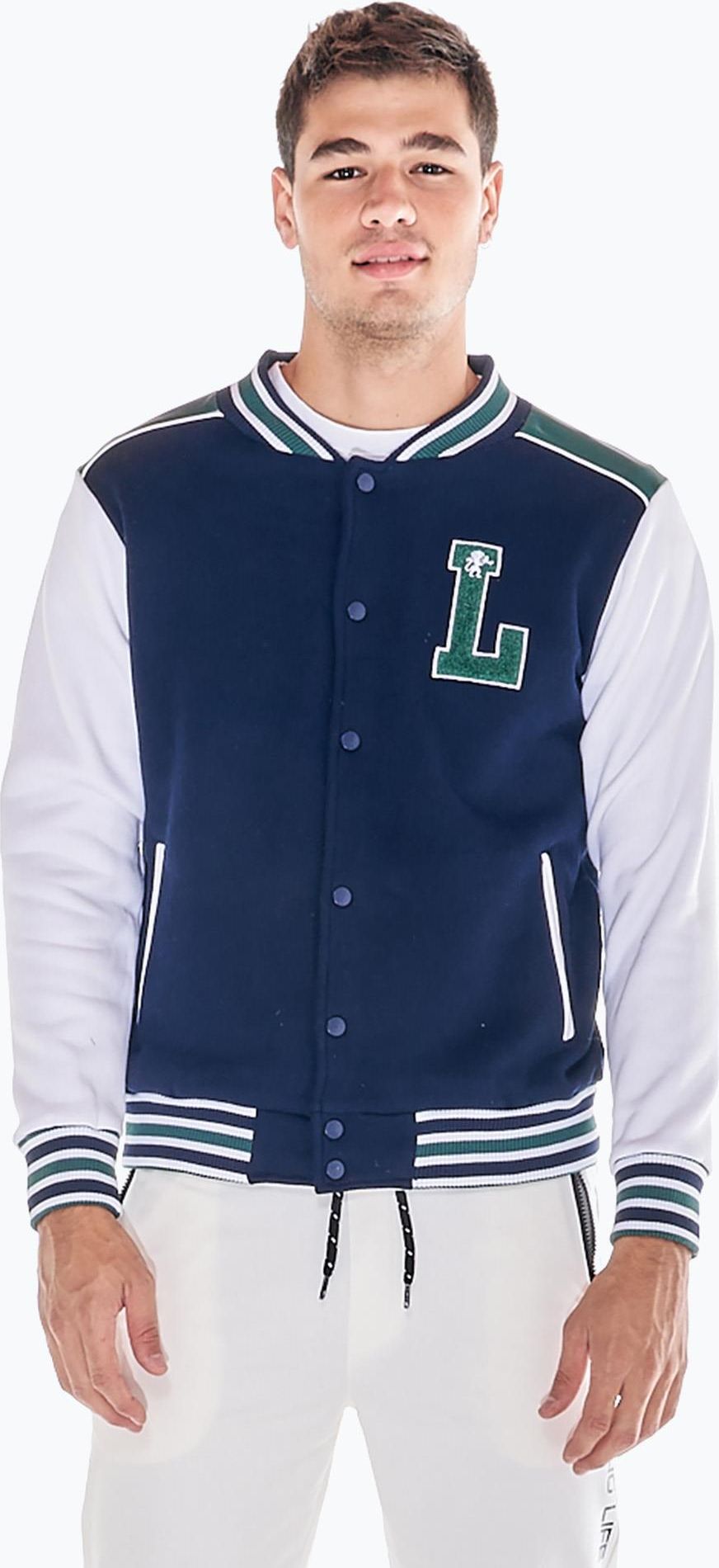 Kurtka męska LEONE 1947 College bomber navy blue - Ceny i opinie - Ceneo.pl