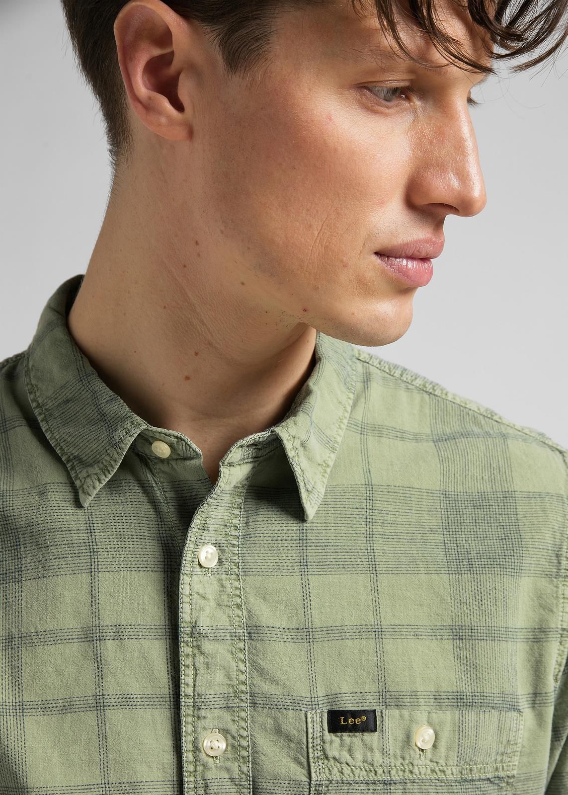 LEE LEESURE SHIRT BRINDLE GREEN L66NONUA - Ceny i opinie - Ceneo.pl