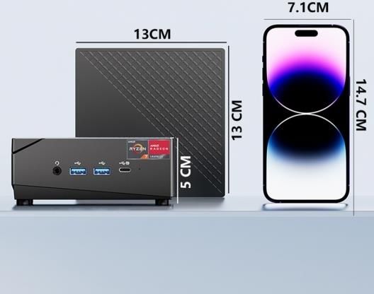 T-Bao Mn58U Mini Pc Amd Ryzen 7 5800U 32Gb Ddr4 1Tb Ssd Windows 11 Wifi ...