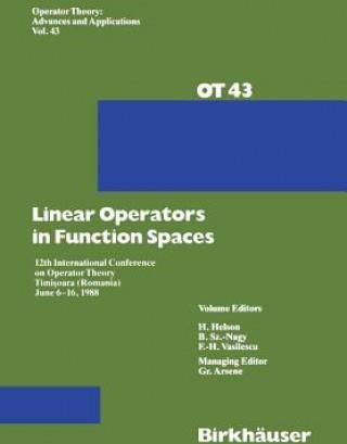 Linear Operators in Function Spaces - Literatura obcojęzyczna - Ceny i opinie - Ceneo.pl