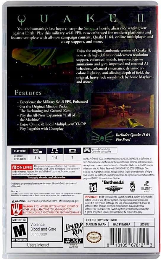 Gra Nintendo Switch Quake II (Gra NS) - Ceny i opinie - Ceneo.pl