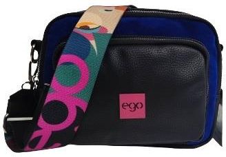 Torebka listonoszka Ego czarna niebieska klasyczna - Ceny i opinie - Ceneo.pl