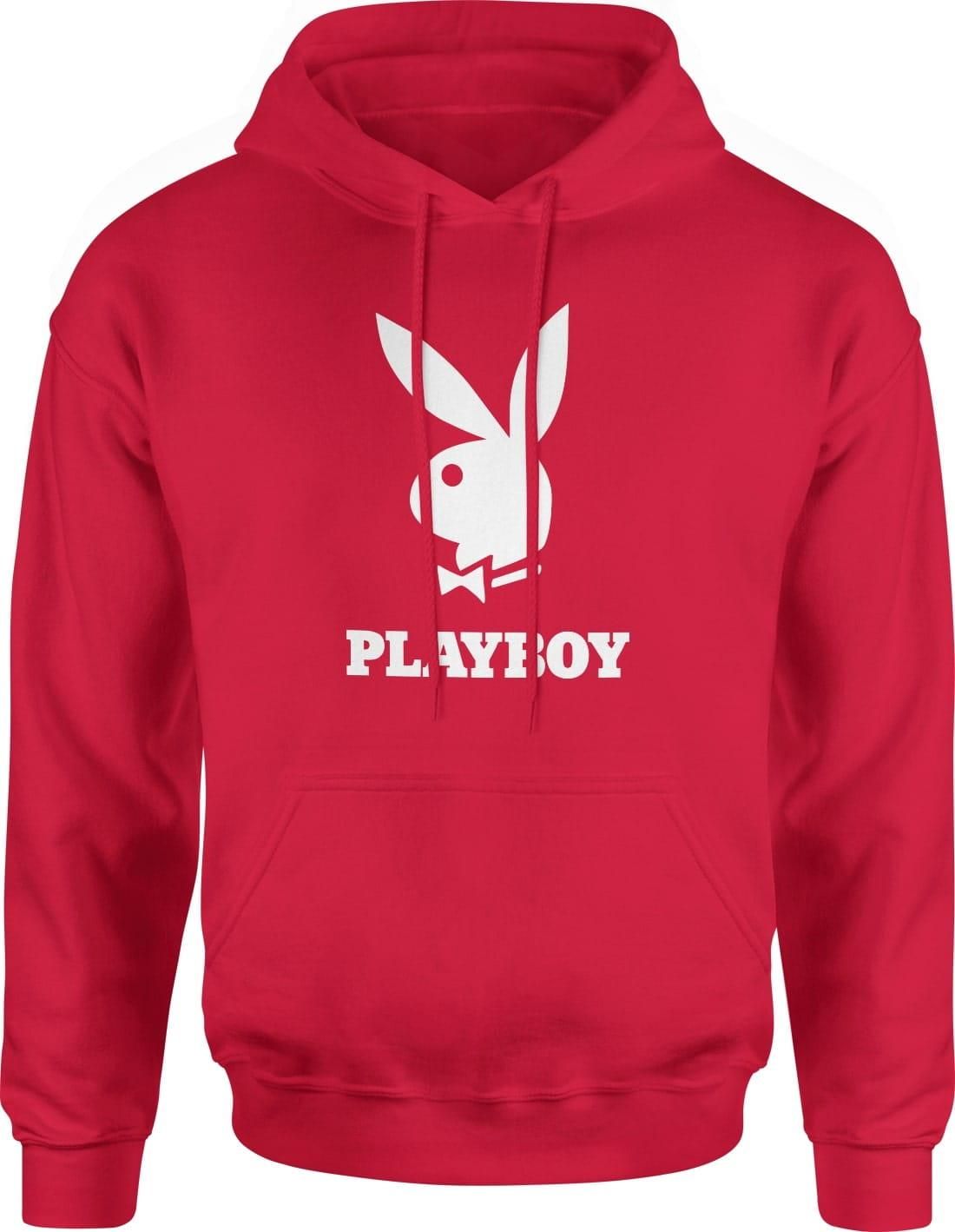 Playboy Męska bluza z kapturem (XXL, Czerwony) - Ceny i opinie - Ceneo.pl
