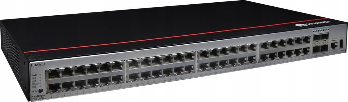S5735-L48P4X-A1 (48*10/100/1000BASE-T ports, 4*10GE SFP+ ports, PoE+ ...