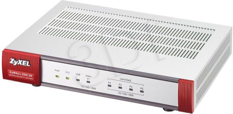 Firewall sprzętowy ZyXEL ZyWALL USG 20 (ZYXUSG-20) - Opinie i ceny na ...