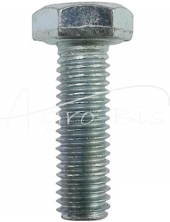 Śruba Z Łbem 6-Kątnym Pełny Gwint M8X25 Kl.5.8 Din933 Ocynk Biały A.B-M8*25/0Cynk (ABM8250CYNK ...