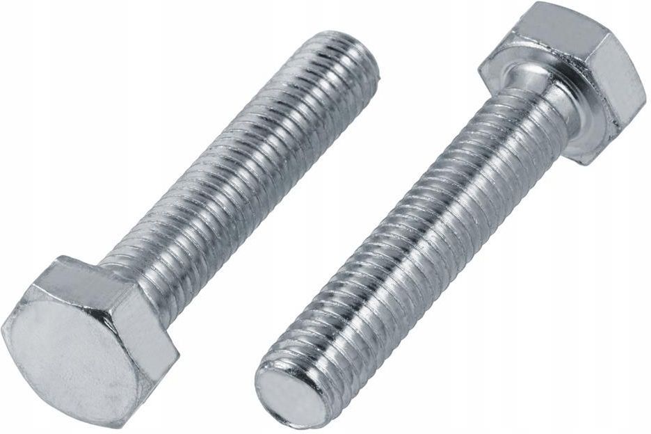 Śruba Z Łbem 6-Kątnym Pełny Gwint M12X70 Kl.8.8 Din933 Ocynk Biały A.B-M12X70 (ABM12X70) - Ceny ...