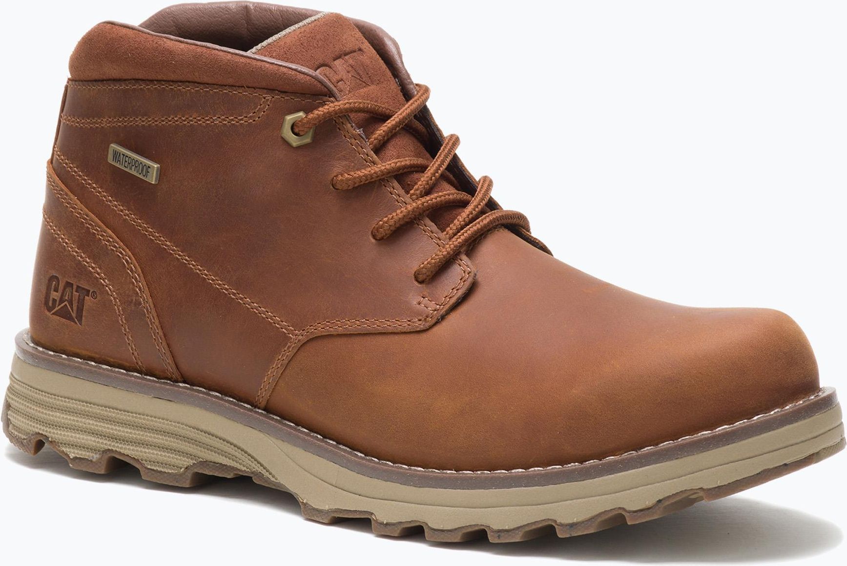 Buty męskie CATerpillar Elude WP jasnobrązowe - Ceny i opinie - Ceneo.pl