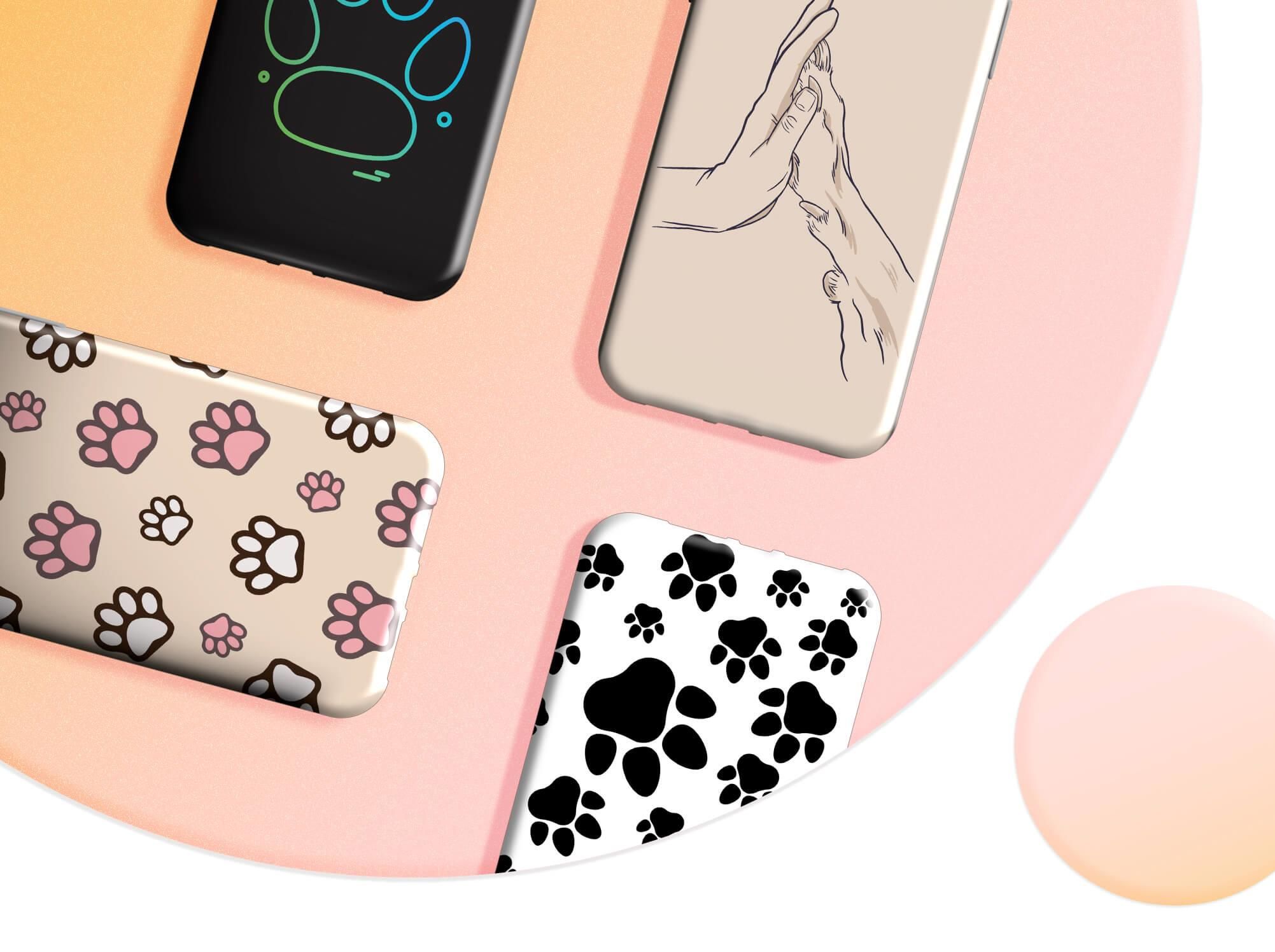 Hello Case Etui Do Nokia 5 4 Łapki Ślady Łapa Stopa - Etui na telefon ...