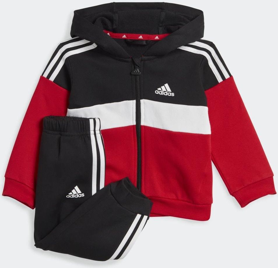 Adidas Dres Tiberio 3-Stripes Colorblock Fleece Kids IJ6324 - Ceny i ...