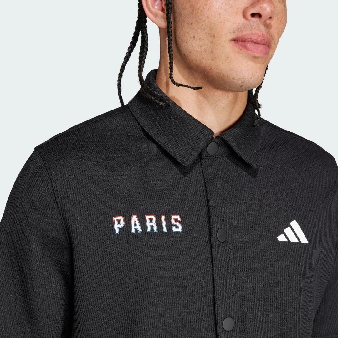 Adidas Koszulka Paris Basketball Warm-Up Shooter AEROREADY IN9906 ...
