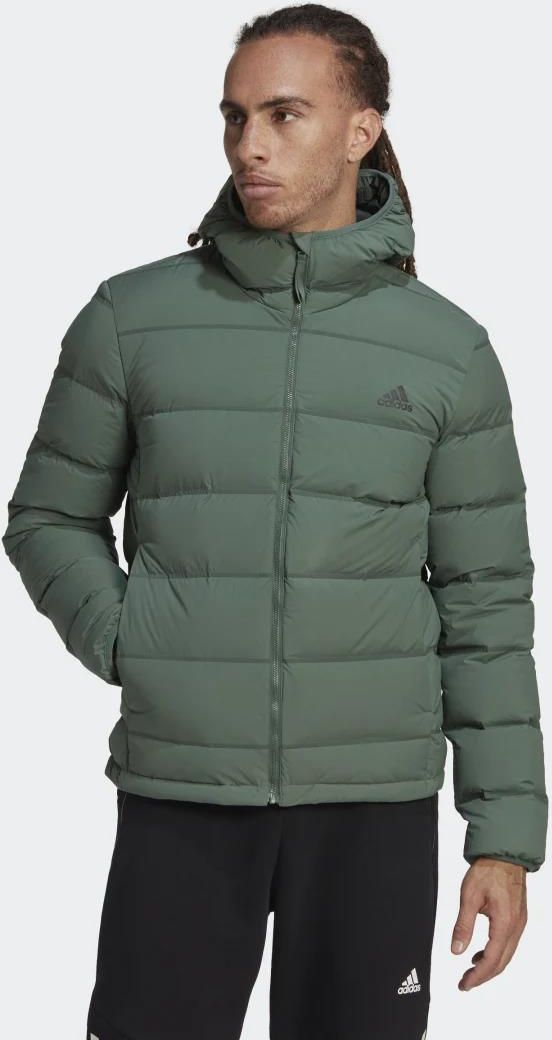 Adidas Helionic Stretch Hooded Down Jacket HG8717 - Ceny i opinie ...