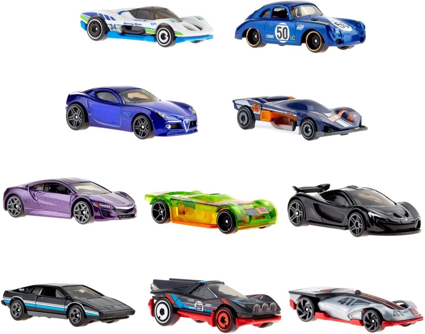 Hot Wheels Sportowe Auta 10-Pak HMK47 - Ceny i opinie - Ceneo.pl