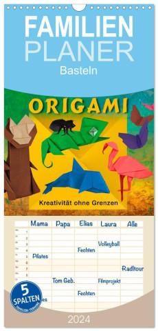 Familienplaner 2024 - ORIGAMI - Kreativität ohne Grenzen mit 5 Spalten ...