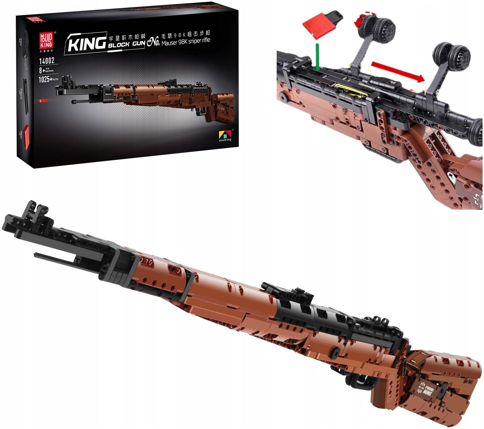 Mould King Karabin Snajperski Zestaw Klocków Mauser 98K 1 Klocki Technic - ceny i opinie - Ceneo.pl