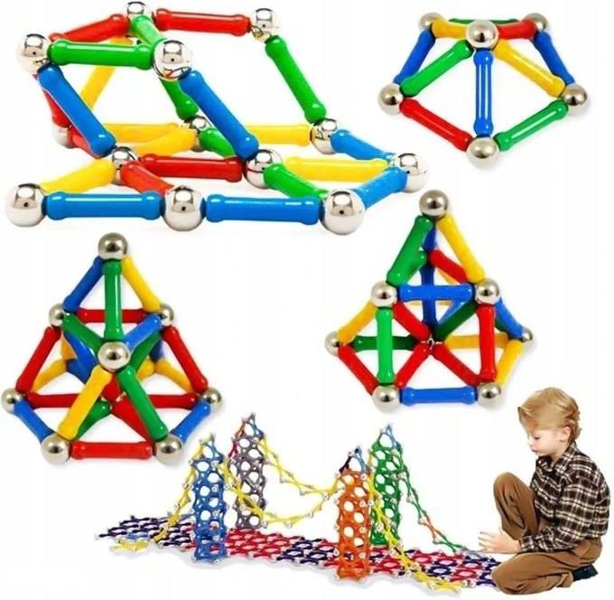Witka Klocki Magnetyczne 230szt. 3D - ceny i opinie - Ceneo.pl