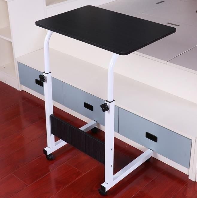 Mobilny stolik pod laptopa regulowany / Mobilny stolik kawowy - czarny ...