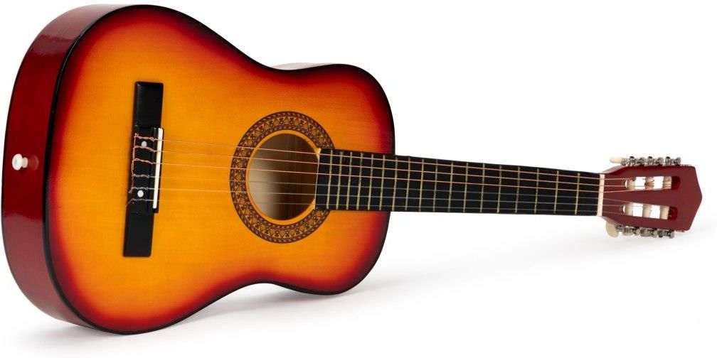 Ecotoys Gitara Dla Dzieci Duża Klasyczna Drewniana 6 Strun - Ceny i ...
