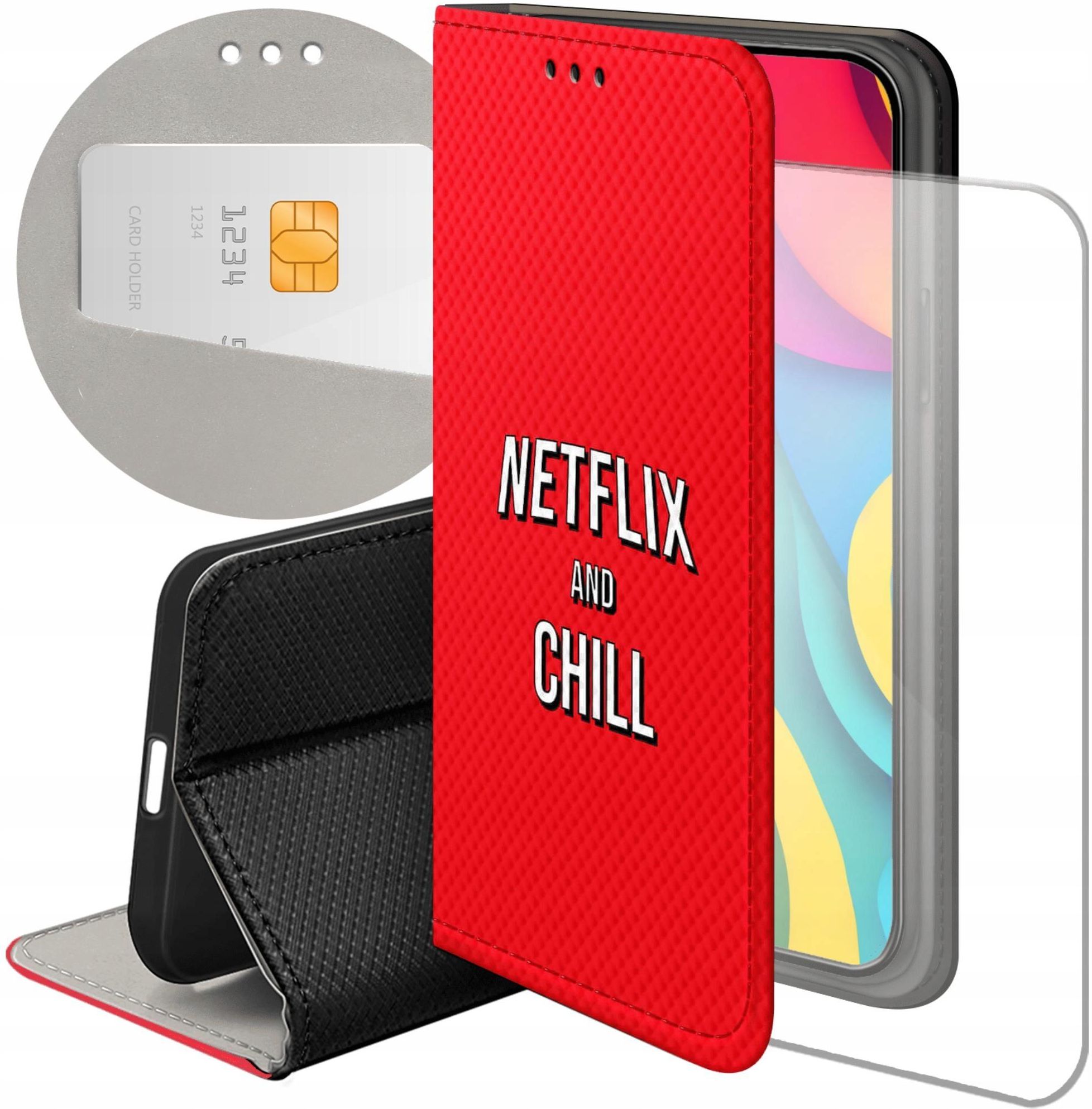 Hello Case Etui Z Klapką Do Iphone 15 Netflix Seriale Filmy Kino ...
