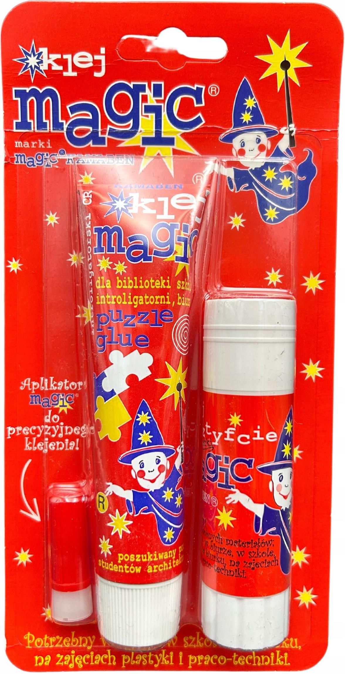 Zestaw Blister Klej Magic Tuba Sztyft Aplikator - Ceny i opinie - Ceneo.pl
