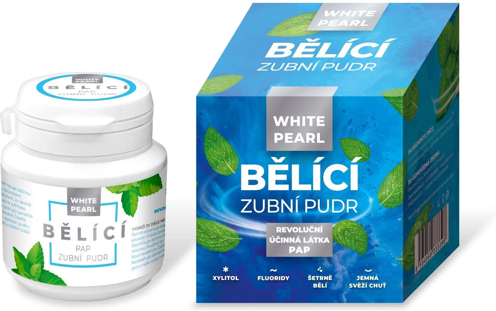 White Pearl Pap Whitening Tooth Powder Puder do wybielania zębów 30 G ...