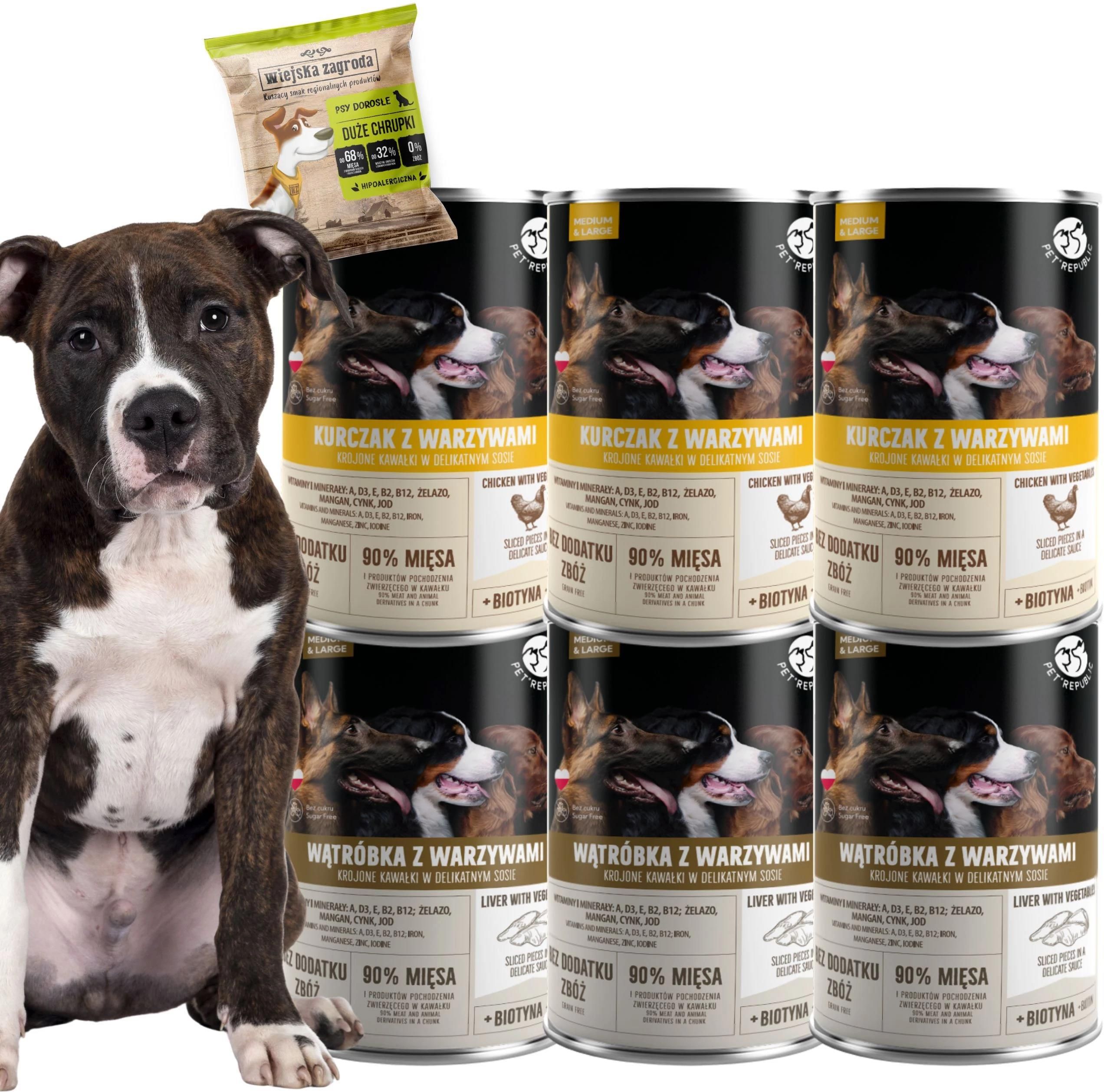 Karma Pet Republic Karmy Mokrej Dla Dorosłych Psów Średnich I Dużych ...