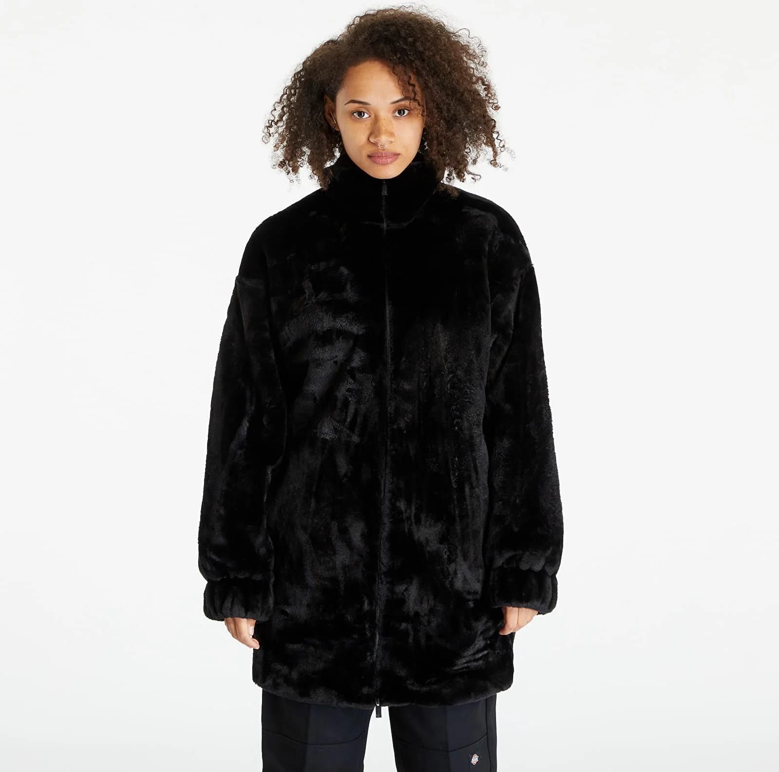 Adidas Faux Fur Jacket Black - Ceny i opinie - Ceneo.pl