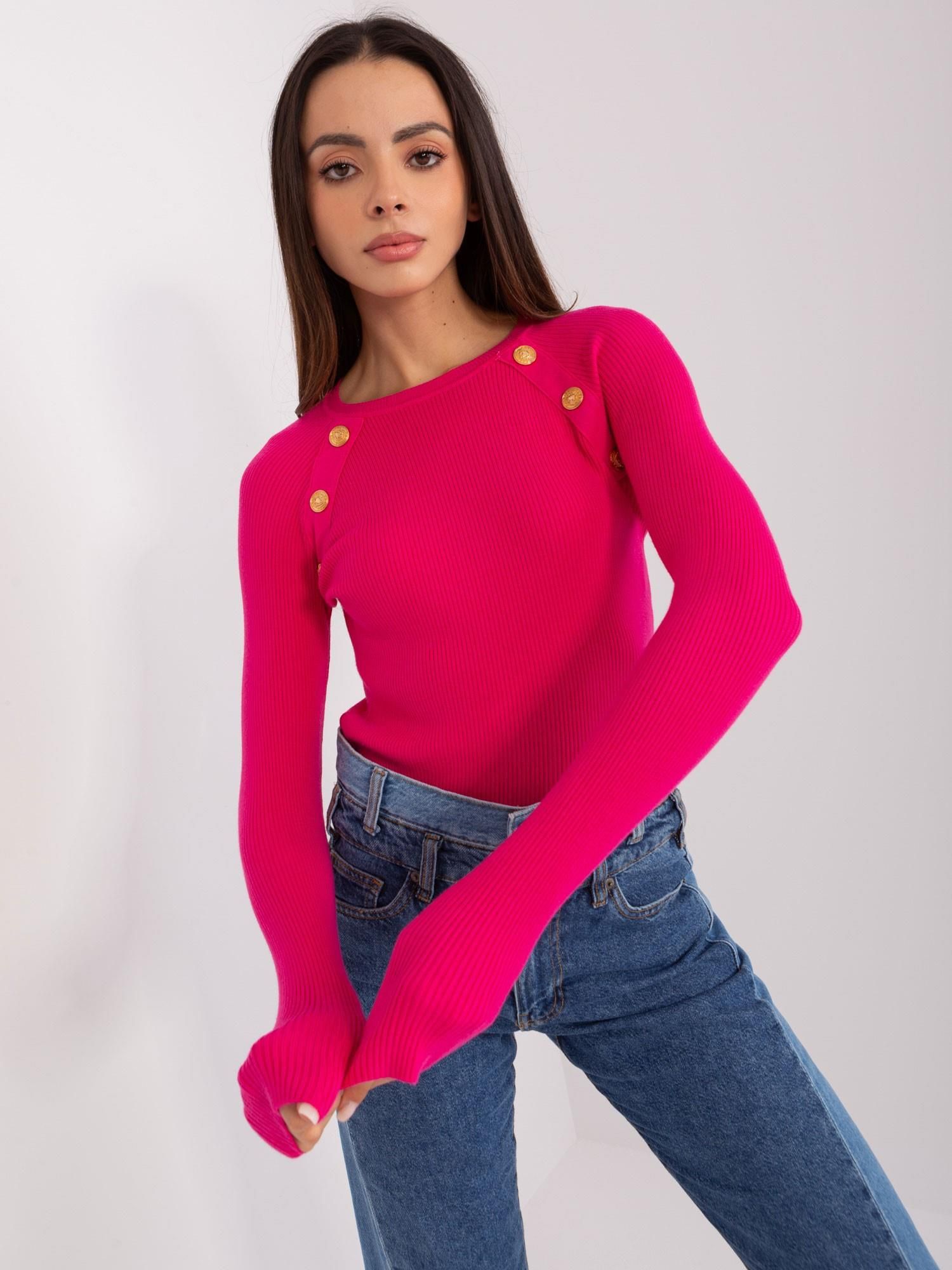 Sweter damski fuksja M/L - Ceny i opinie - Ceneo.pl