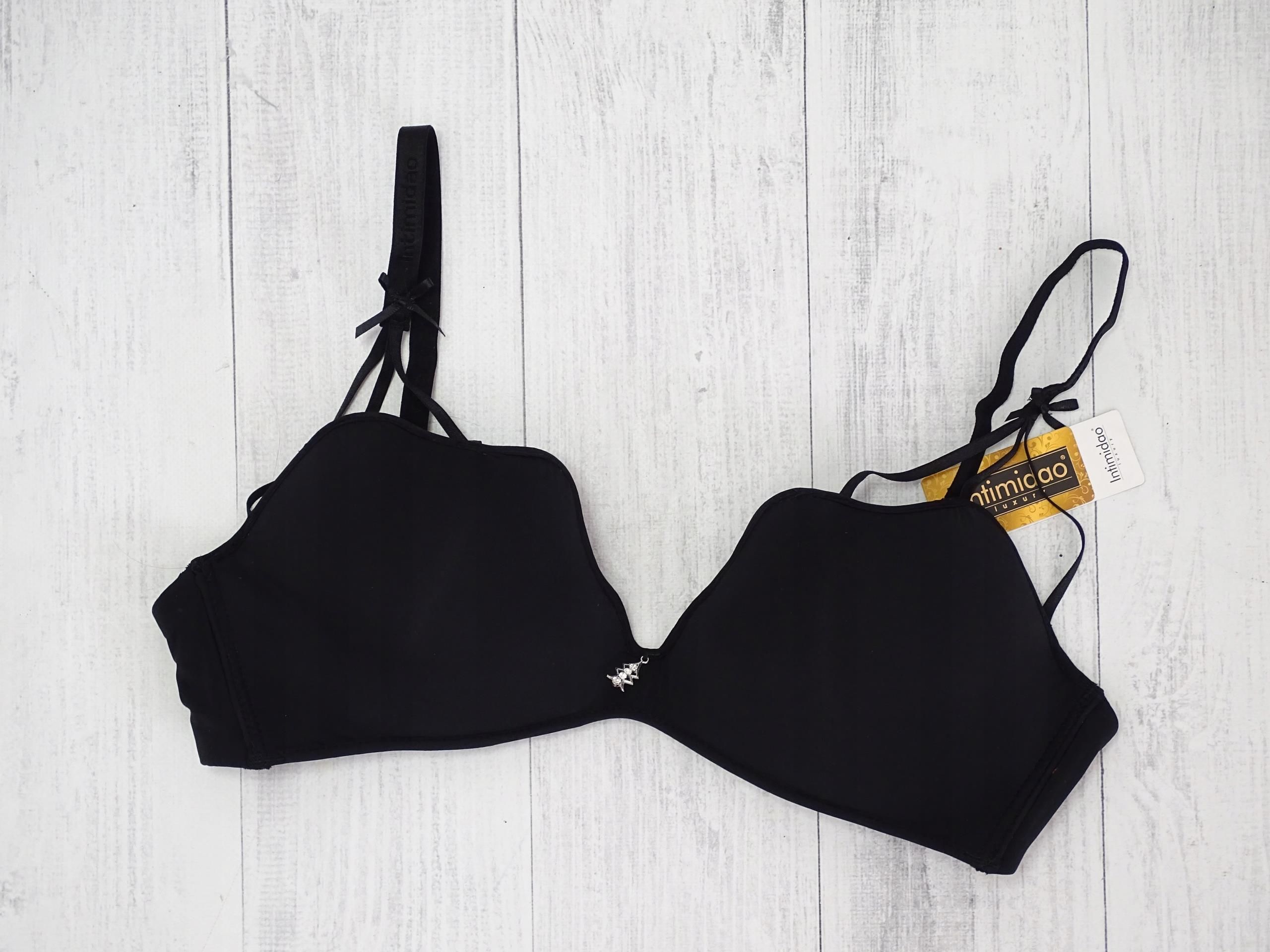 85B biustonosz bez fiszbin push-up straps ozdobne paski Intimidao dekolt - Ceny i opinie - Ceneo.pl