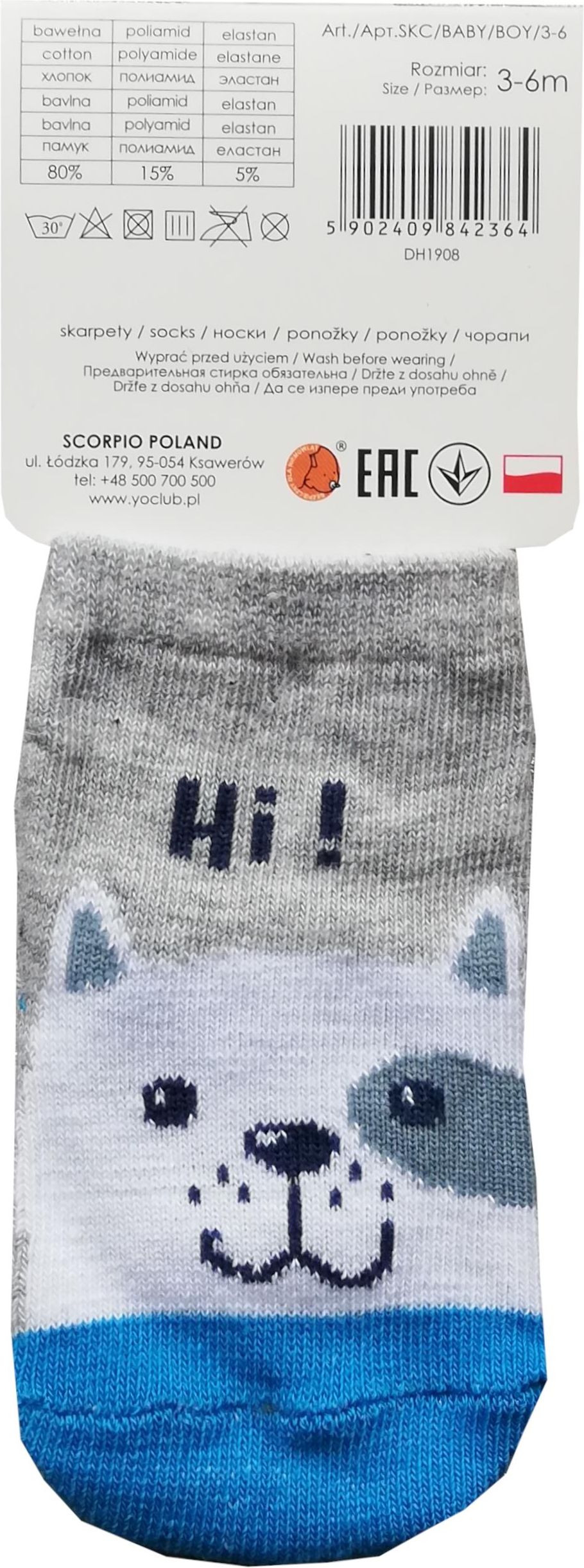 Skarpetki 3-6 chłopięce Yo stopki bawełna krótkie - Ceny i opinie - Ceneo.pl