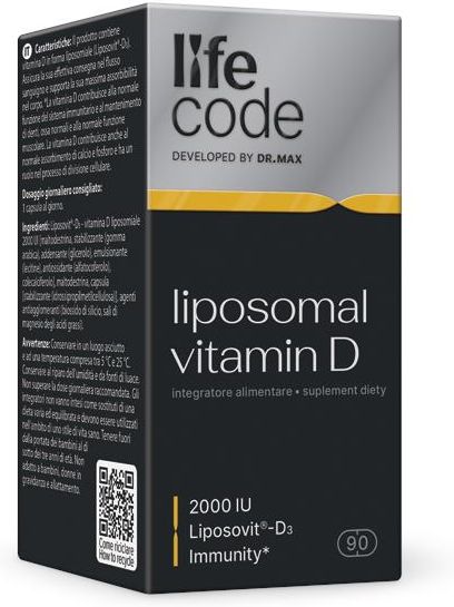 LifeCode Liposomal Vitamin D 2000 IU 90 kapsułek - Opinie i ceny na ...