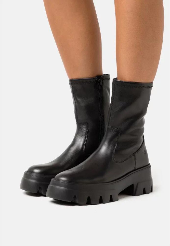 Bronx Botki na platformie 36 - Ceny i opinie - Ceneo.pl