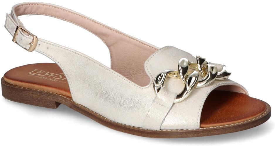 Sandały Lewski 3230 Złote przecierane - Ceny i opinie - Ceneo.pl
