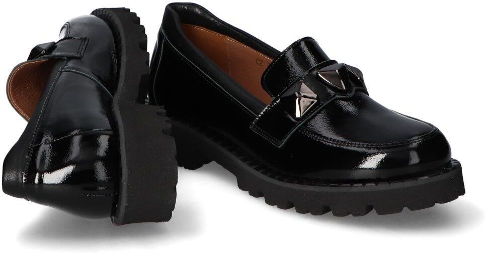 Mokasyny Gamis 7305/A128 Czarne lakier - Ceny i opinie - Ceneo.pl