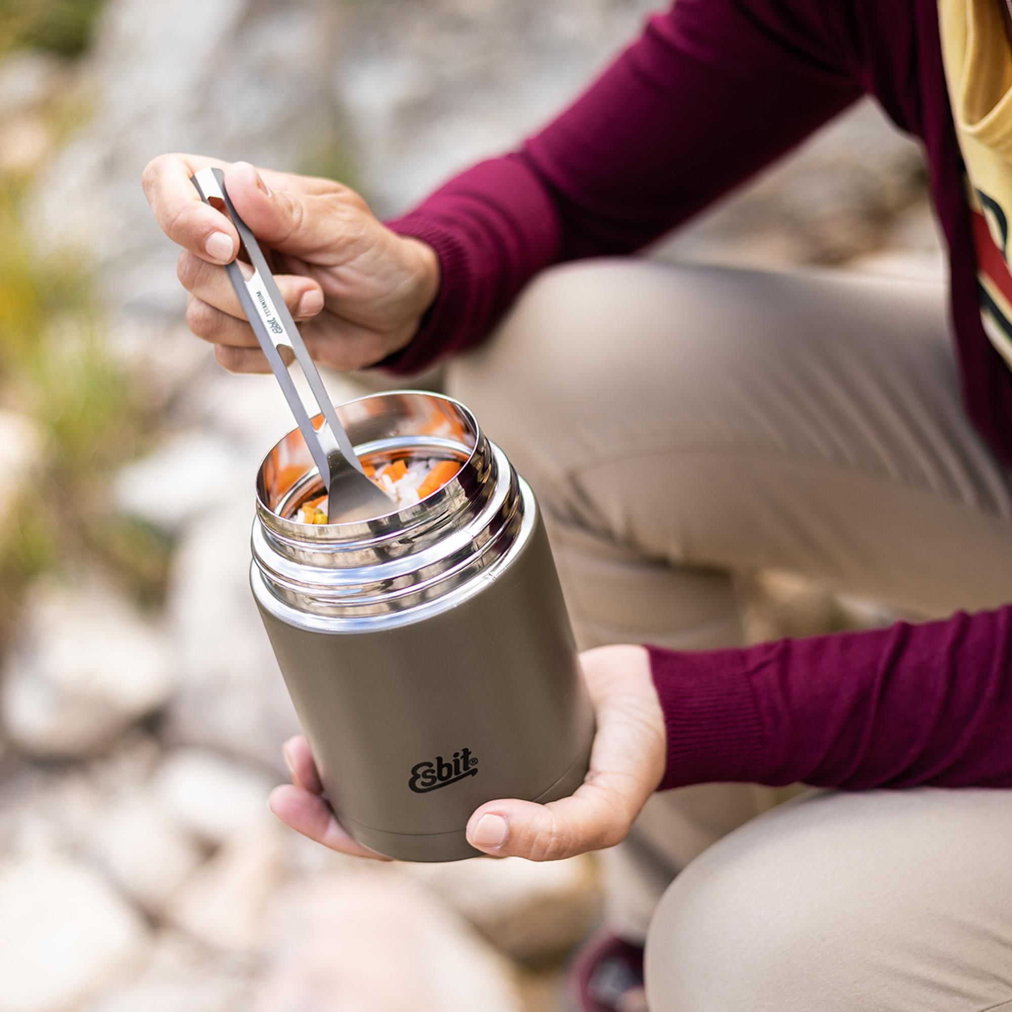 Esbit Termos Na Żywność Stainless Steel Food Jug 1L Black - Ceny i ...