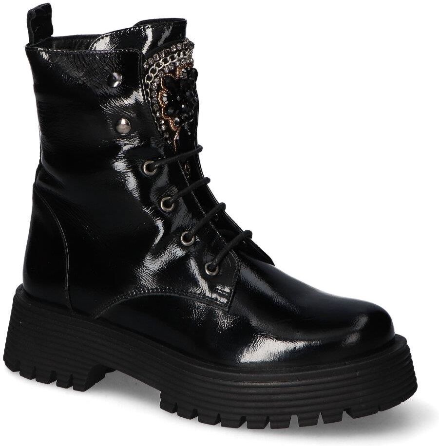 Botki Bombonella 14T-316.23-35 Czarne lakier - Ceny i opinie - Ceneo.pl