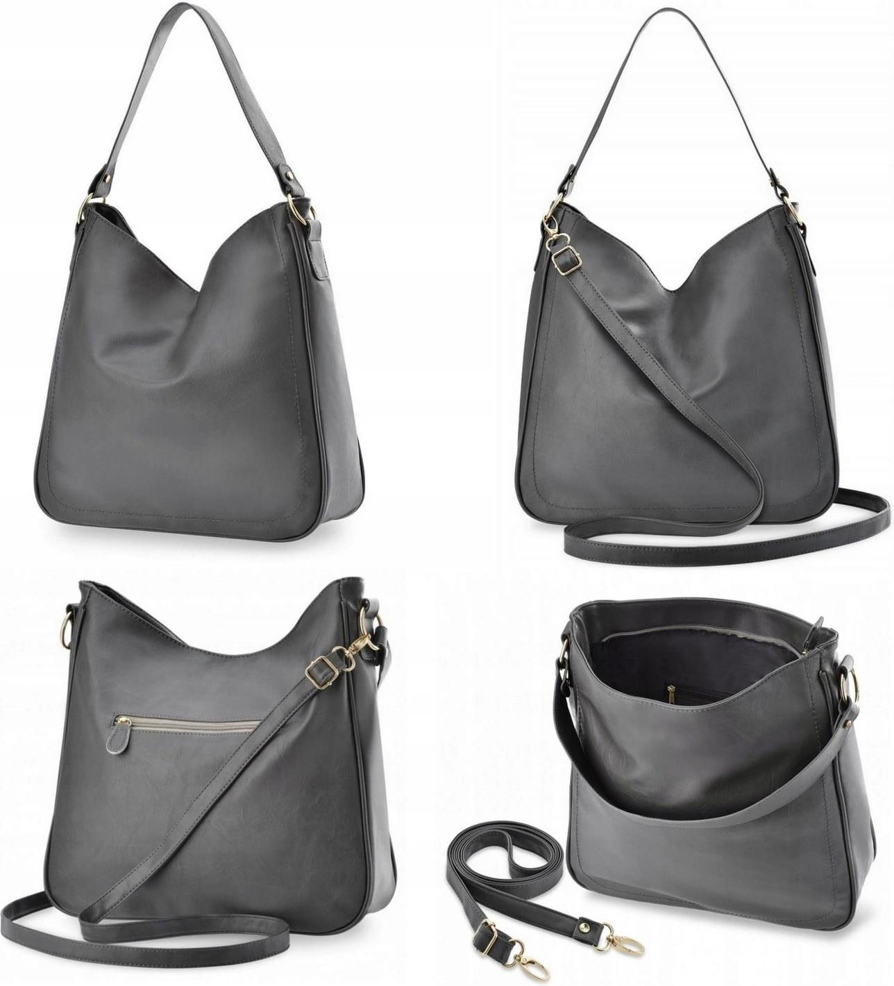 Torebka Damska na ramię Worek A4 2 paski FB213 - Ceny i opinie - Ceneo.pl