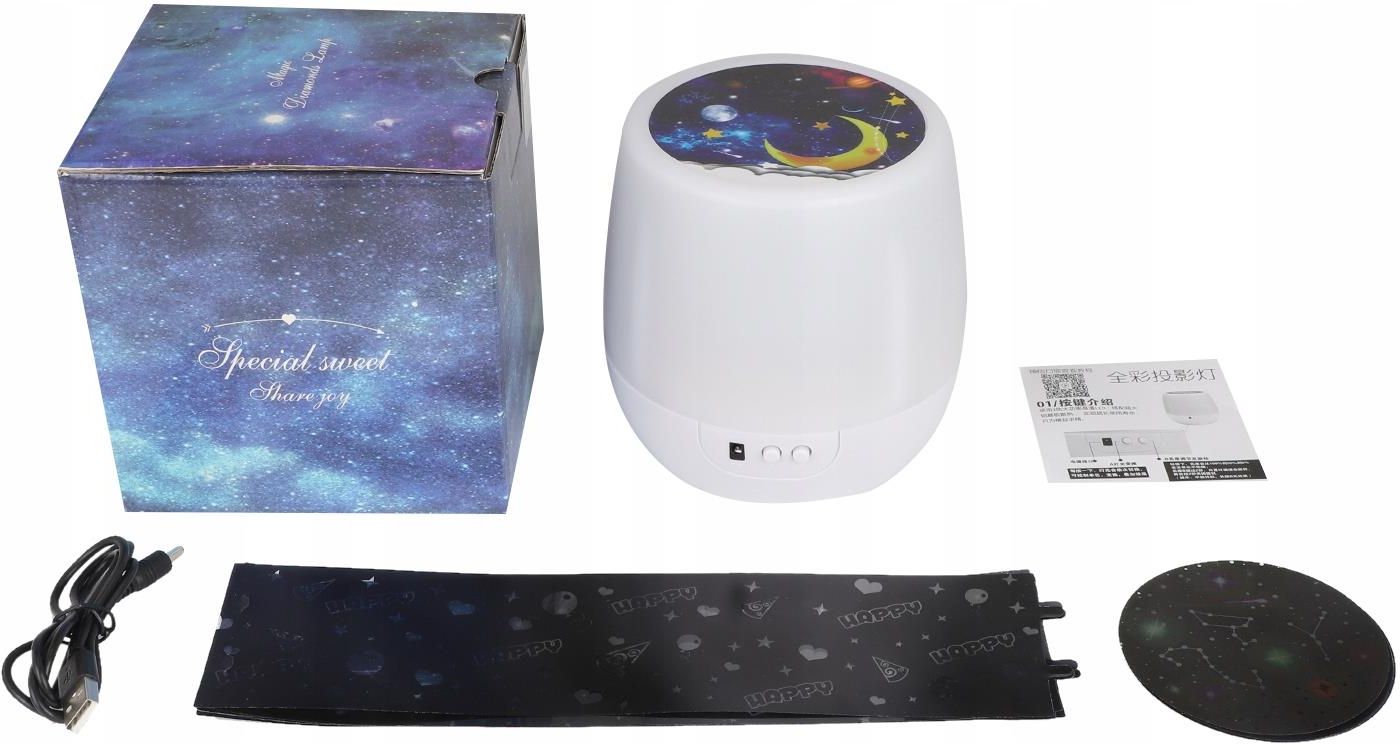 Bedde Lampka Nocna Projektor Gwiazd Nieba Dla Dzieci - Ceny i opinie ...